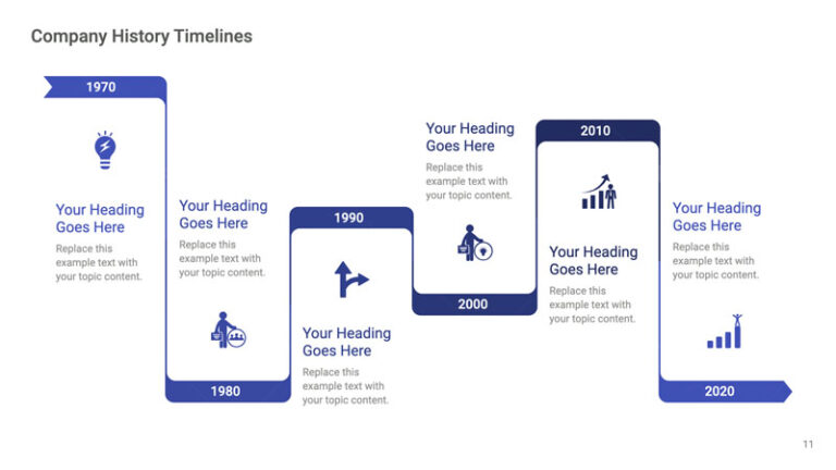 Best Company History Timelines Diagram Keynote Template for 2022 ...